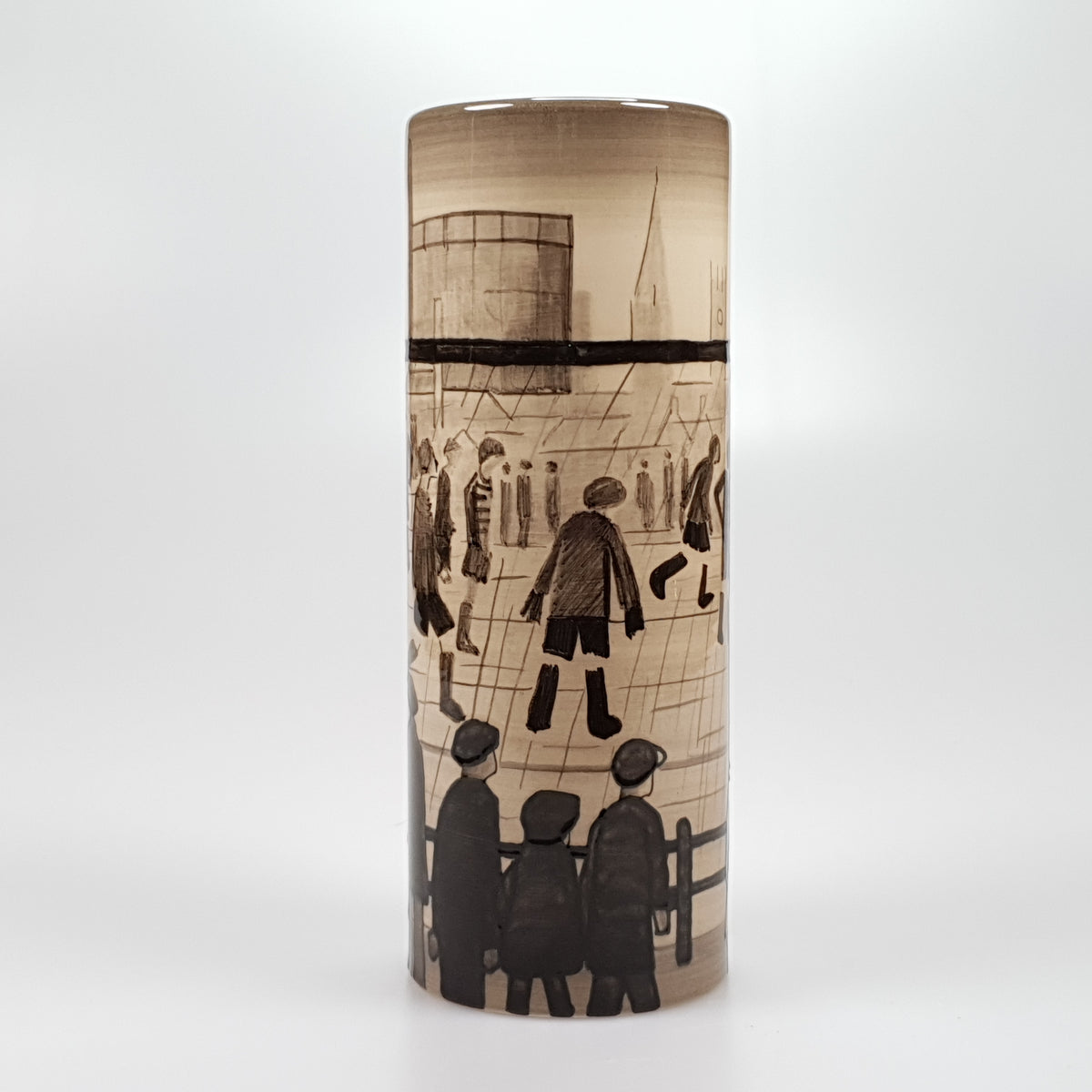 Lowry "The Football Match" Limited edition vase – UK Art Pottery